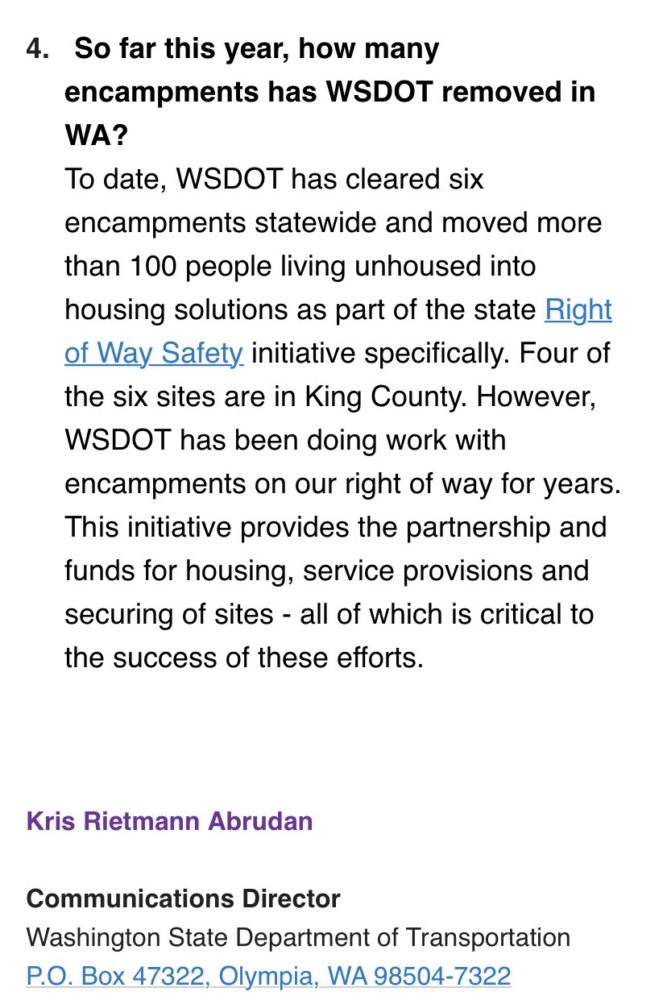 Governor Inslee’s Latest Update on WSDOT Homeless Encampments | Fix ...