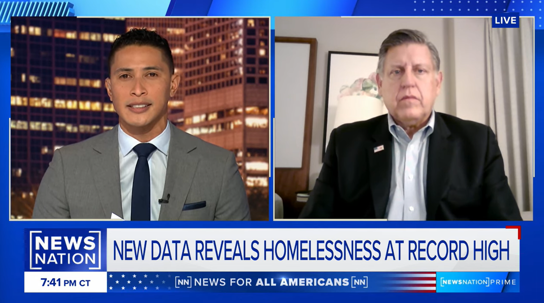 Robert Marbut Addresses Rise of Homelessness in 2024 on NewsNation ...