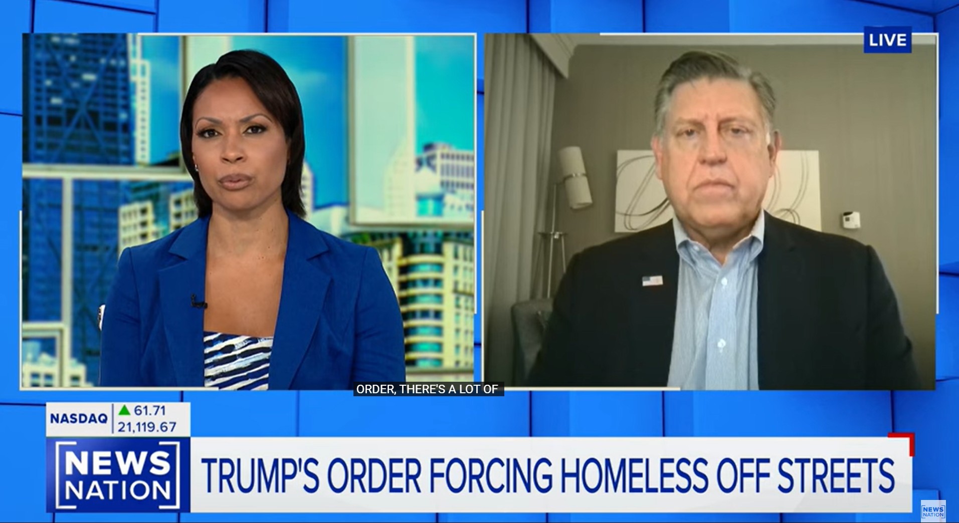 Robert Marbut Talks New Homelessness Executive Order on News Nation ...